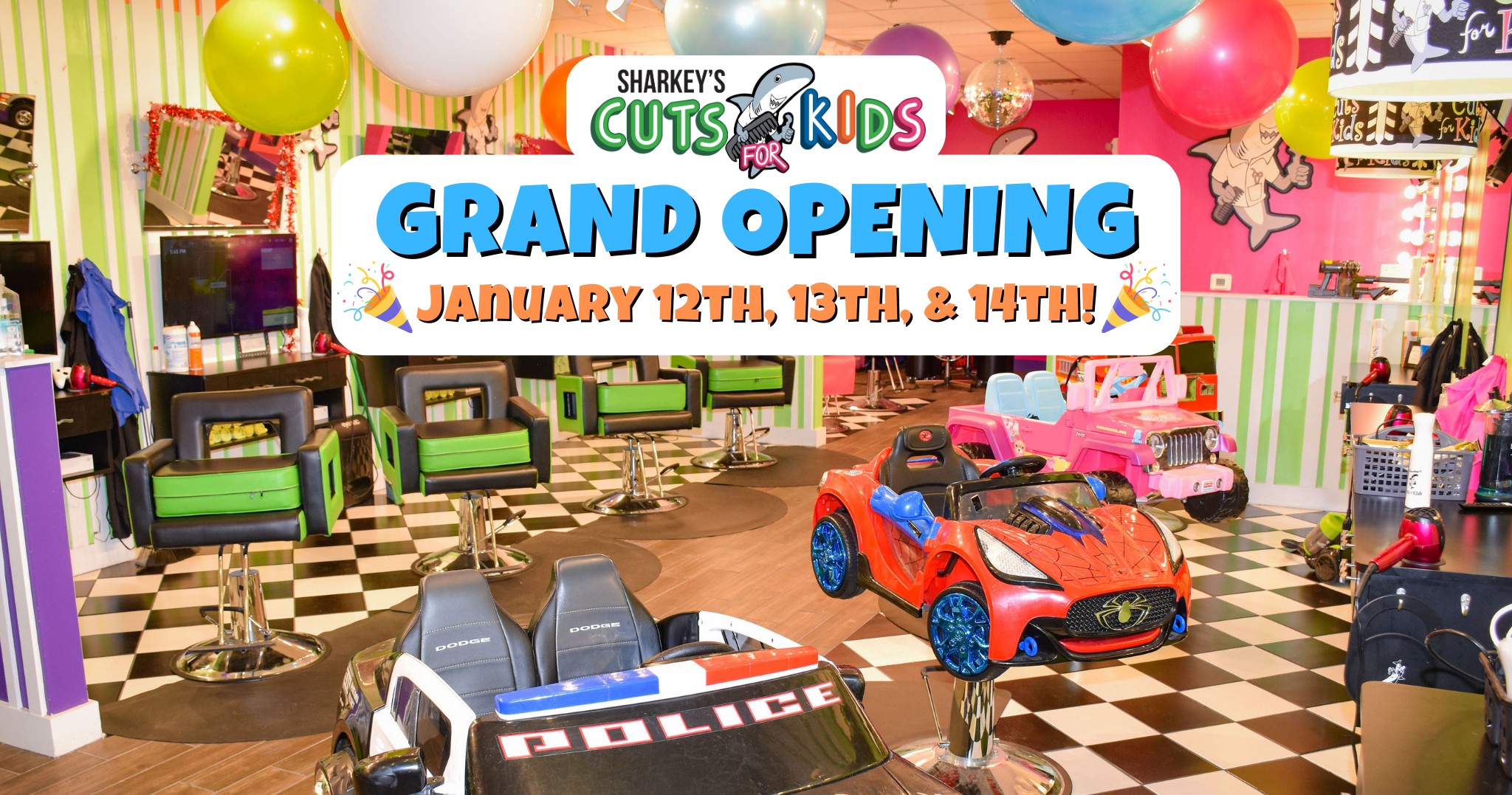Sharkeys Cuts for Kids Martinez Grand Opening! 🎉 - CSRAKIDS